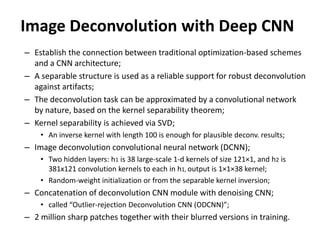 Deep learning for image video processing | PDF