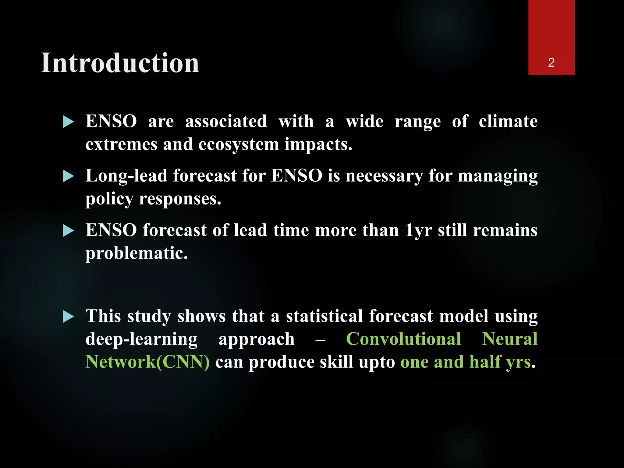 Deep Learning For Multi Year Enso Forecasts Fnl Ppt