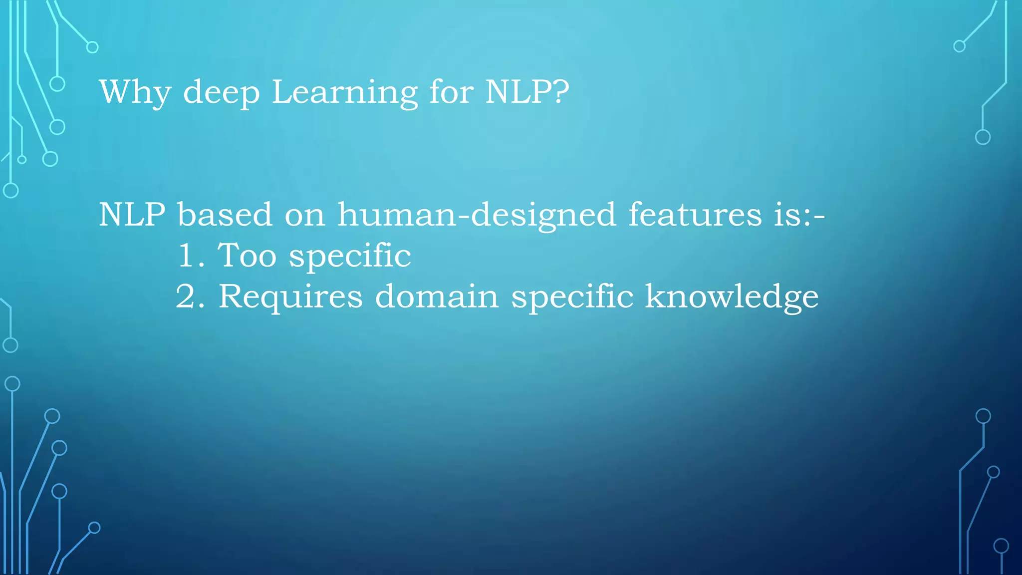 Deep Learning for Natural Language Processing | PPT