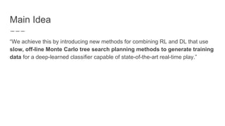 Deep Learning for Real-Time Atari Game Play Using Offline Monte-Carlo ...