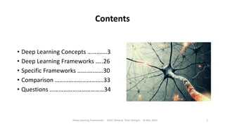 Deep Learning Frameworks slides | PDF