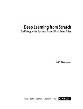 Deep Learning (DL) from Scratch | PDF