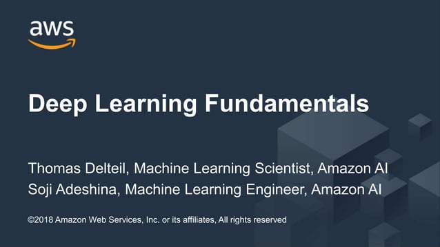 Deep Learning Fundamentals | PPTX | Artificial Intelligence | Technology & Computing