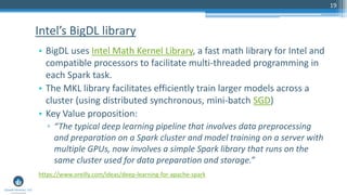 Deep learning and Apache Spark | PDF