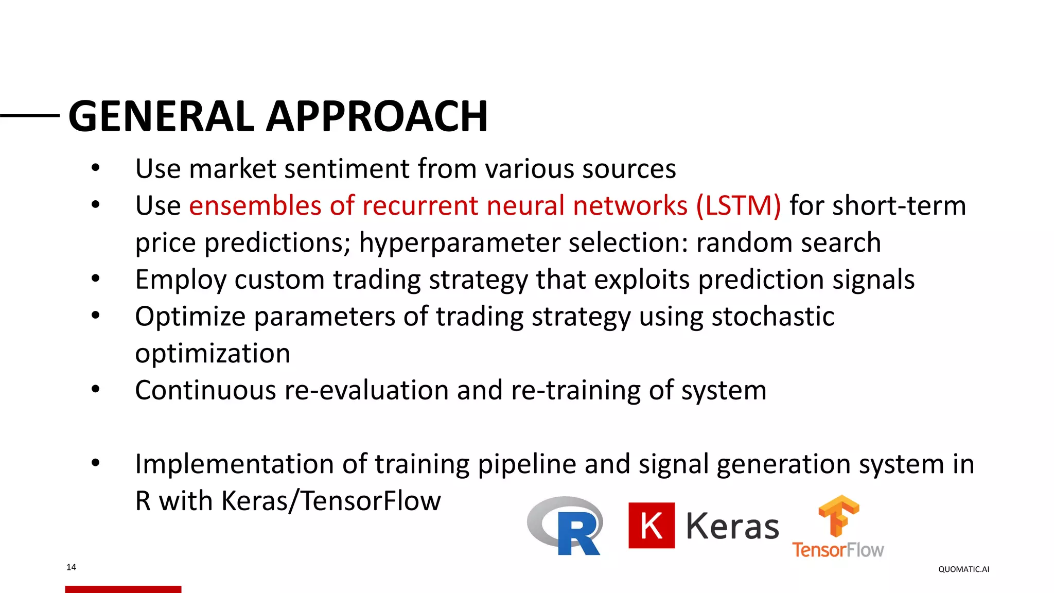 Deep learning in algorithmic trading | PPT