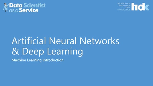 Cognitive Toolkit - Deep Learning framework from Microsoft | PPT