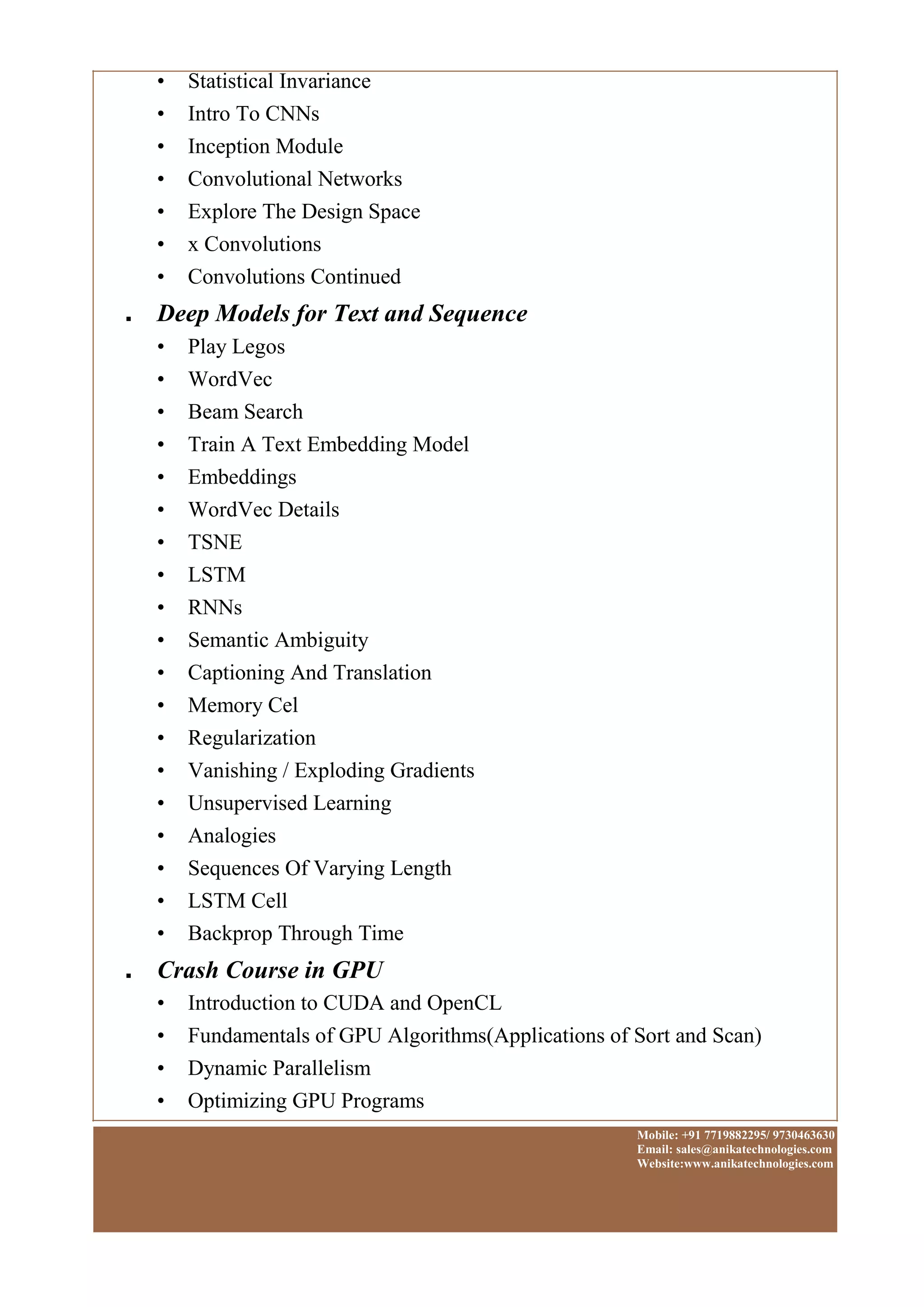 Deep learning internals | PDF