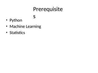 Introduction to deep Learning Fundamentals | PPT