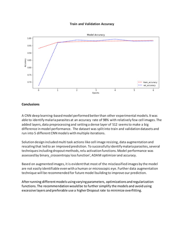 Deep Learning Malaria Detection Model by Emmanuel Baisire | PDF