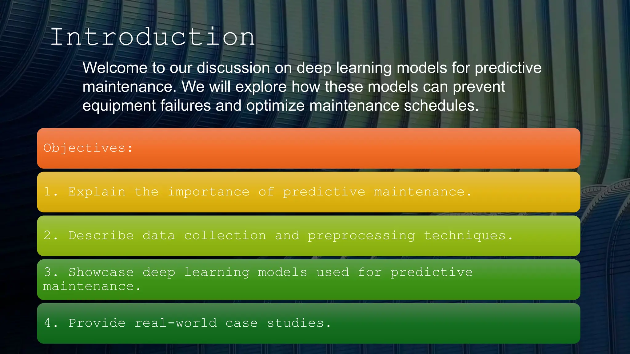 Deep Learning Models for Predictive Maintenance.pptx | Artificial Intelligence | Technology ...