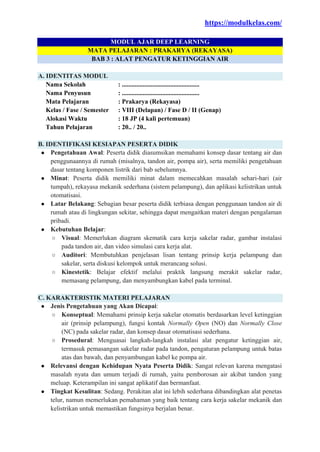 (Deep Learning) Modul Ajar Prakarya Rekayasa Kelas 8 Kurikulum Merdeka ...