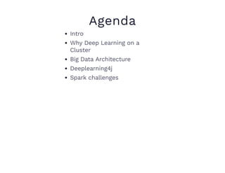 Deep learning on a mixed cluster with deeplearning4j and spark | PPT