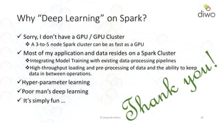 Deep learning on spark | PDF | Artificial Intelligence | Technology ...