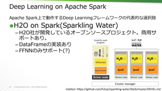 Deep Learning On Apache Spark | PPT