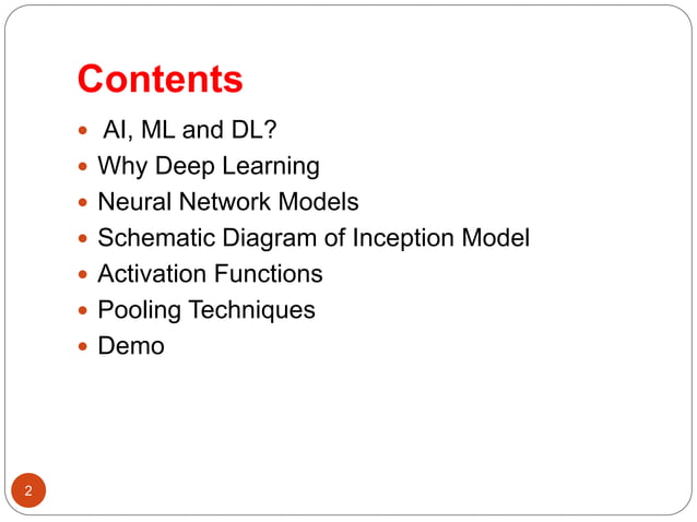 Deep learning ppt | PPT