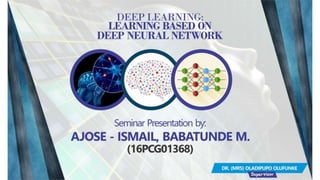 Deep learning presentation | PPTX