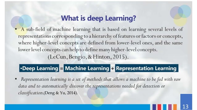 Deep learning presentation