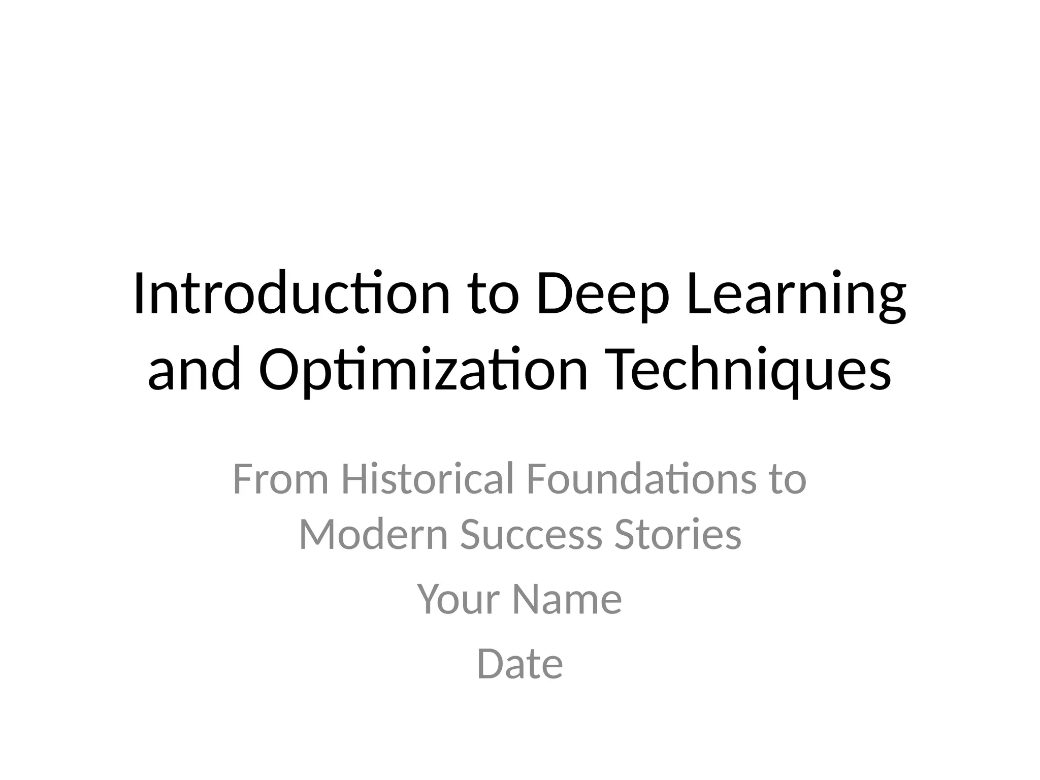 deep learning ANN CNN RNN Optimizers Loss Functions | PPT