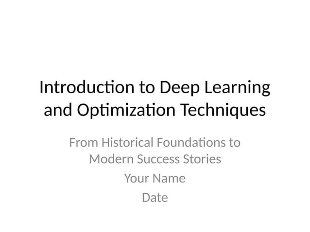 deep learning ANN CNN RNN Optimizers Loss Functions | PPT