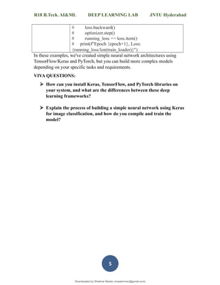 DEEP Learning R18 Jntuh LAB1 Manual2.pdf