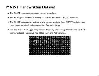 Handwritten Recognition using Deep Learning with R | PPT