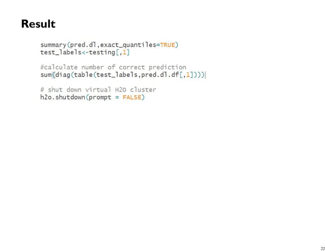 Handwritten Recognition using Deep Learning with R | PPT