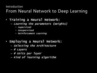 Introduction to Deep learning | PPT