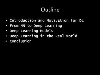 Introduction to Deep learning | PPT