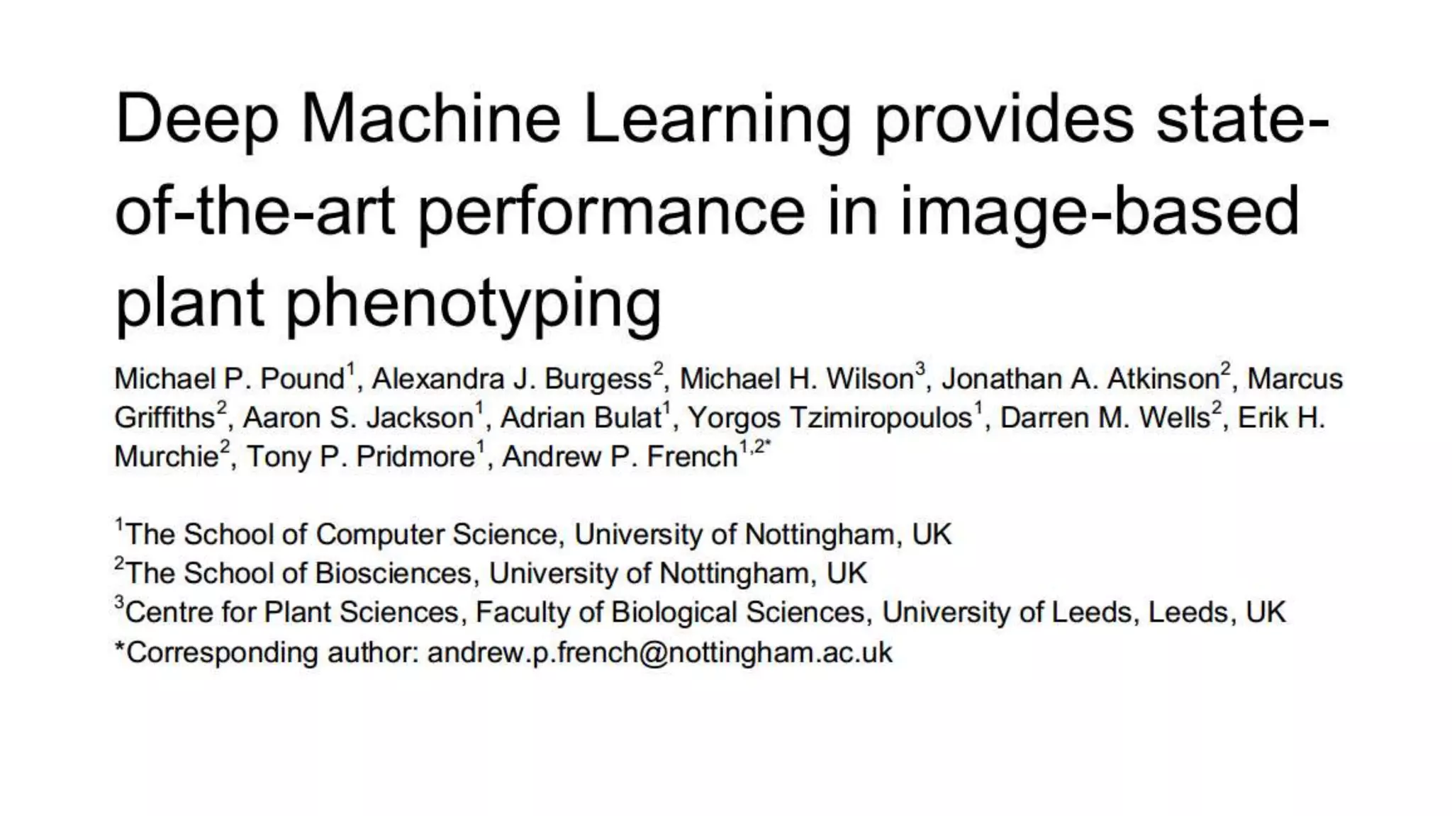 Deep learning segmentation | PPTX