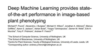 Deep learning segmentation | PPTX