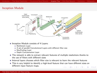 Time Series Classification with Deep Learning | Marco Del Pra | PPT