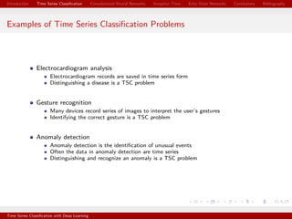 Time Series Classification with Deep Learning | Marco Del Pra | PPT