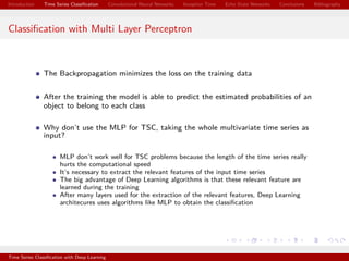 Time Series Classification with Deep Learning | Marco Del Pra | PPT