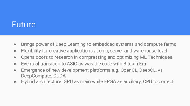 Deep learning with FPGA | PDF