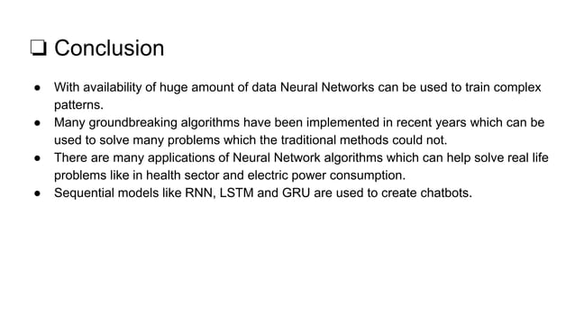 Deep Learning With Neural Networks | PPTX | Artificial Intelligence | Technology & Computing