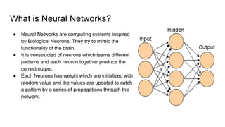 Deep Learning With Neural Networks | PPT