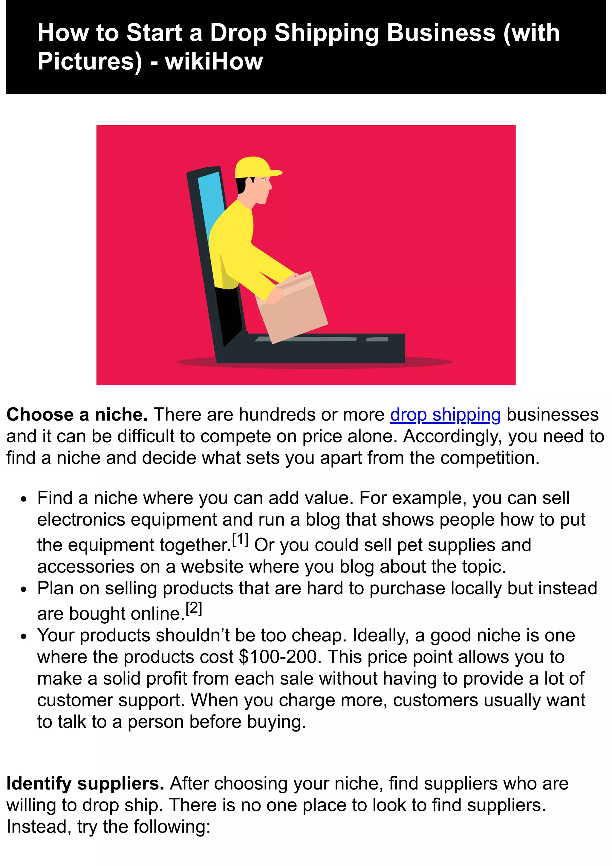 Start Your Own Successful Drop Shipping Business | PDF