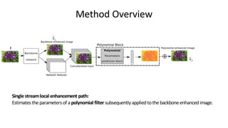 Deep Local Parametric Filters for Image Enhancement | PPT