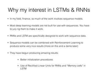 Generating Sequences with Deep LSTMs & RNNS in julia | PDF