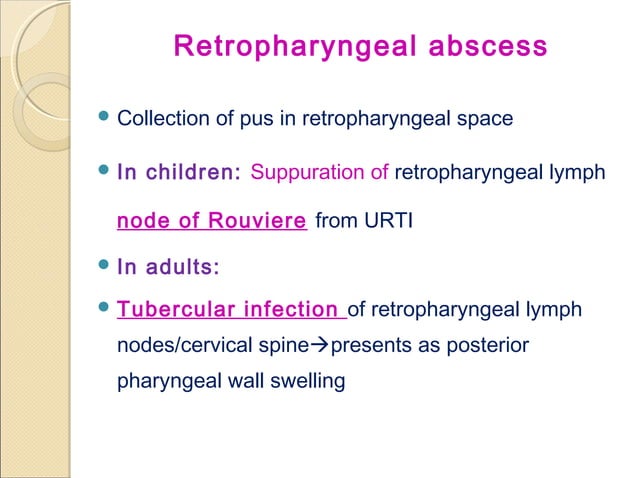 Deep neck infection | PPT | Ear, Nose and Throat Conditions | Diseases ...