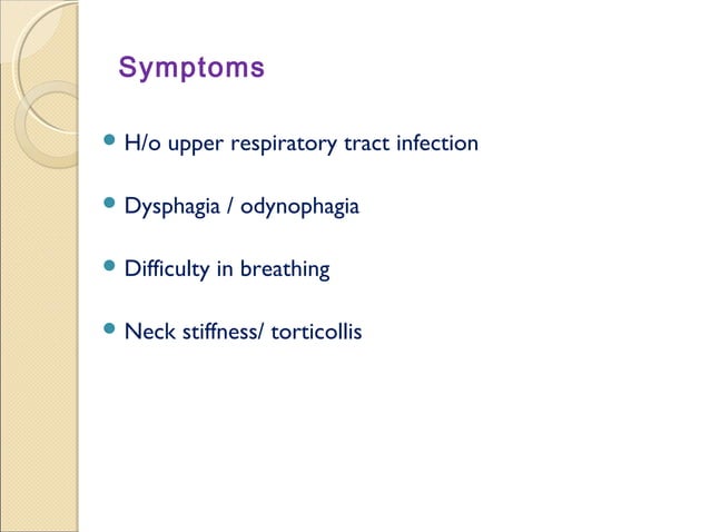 Deep neck infection | PPT | Ear, Nose and Throat Conditions | Diseases ...