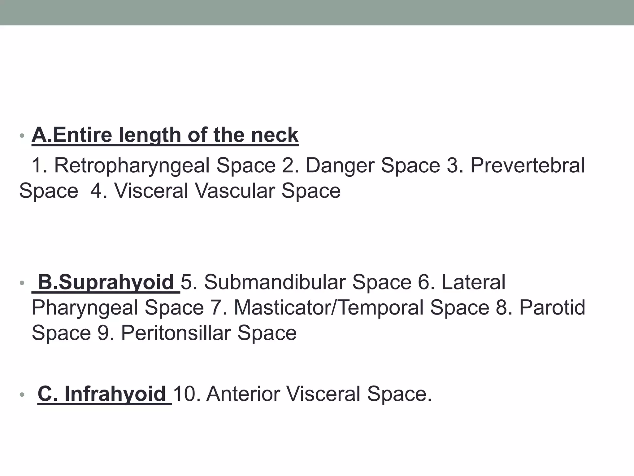 Deep neck spaces and surgical anatomy | PPTX