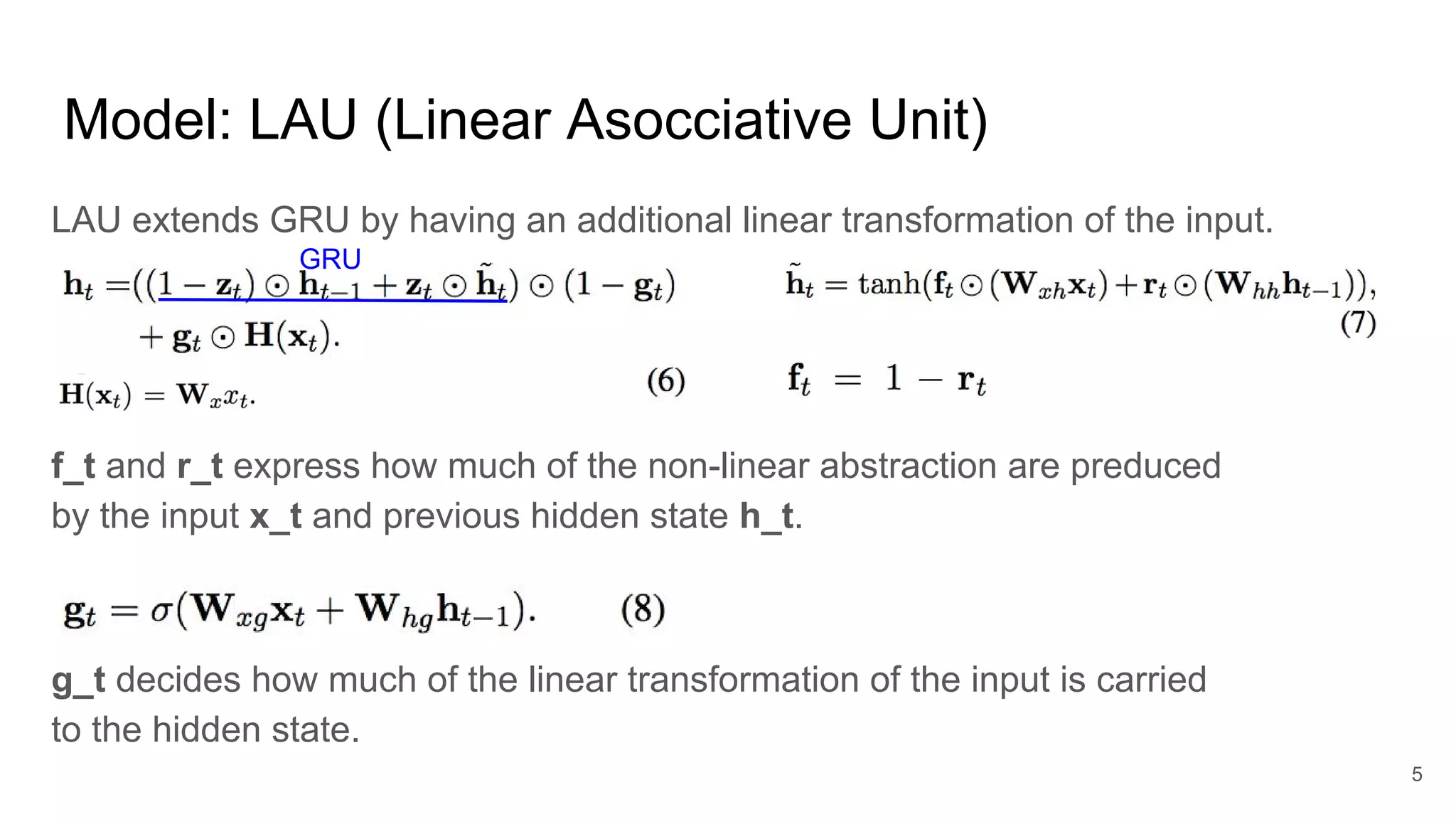 Deep Neural Machine Translation With Linear Associative Unit Ppt