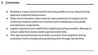 Deep neural network for youtube recommendations | PDF
