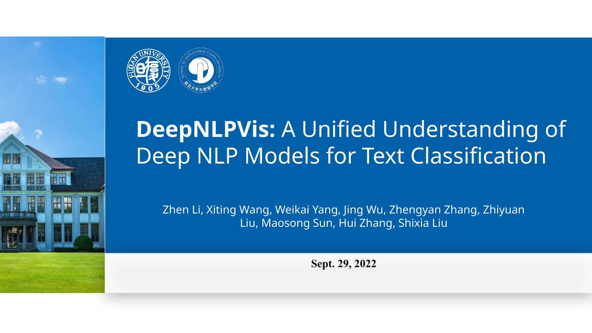 DeepNLPVis: A Unified Understanding of Deep NLP Models for Text ...