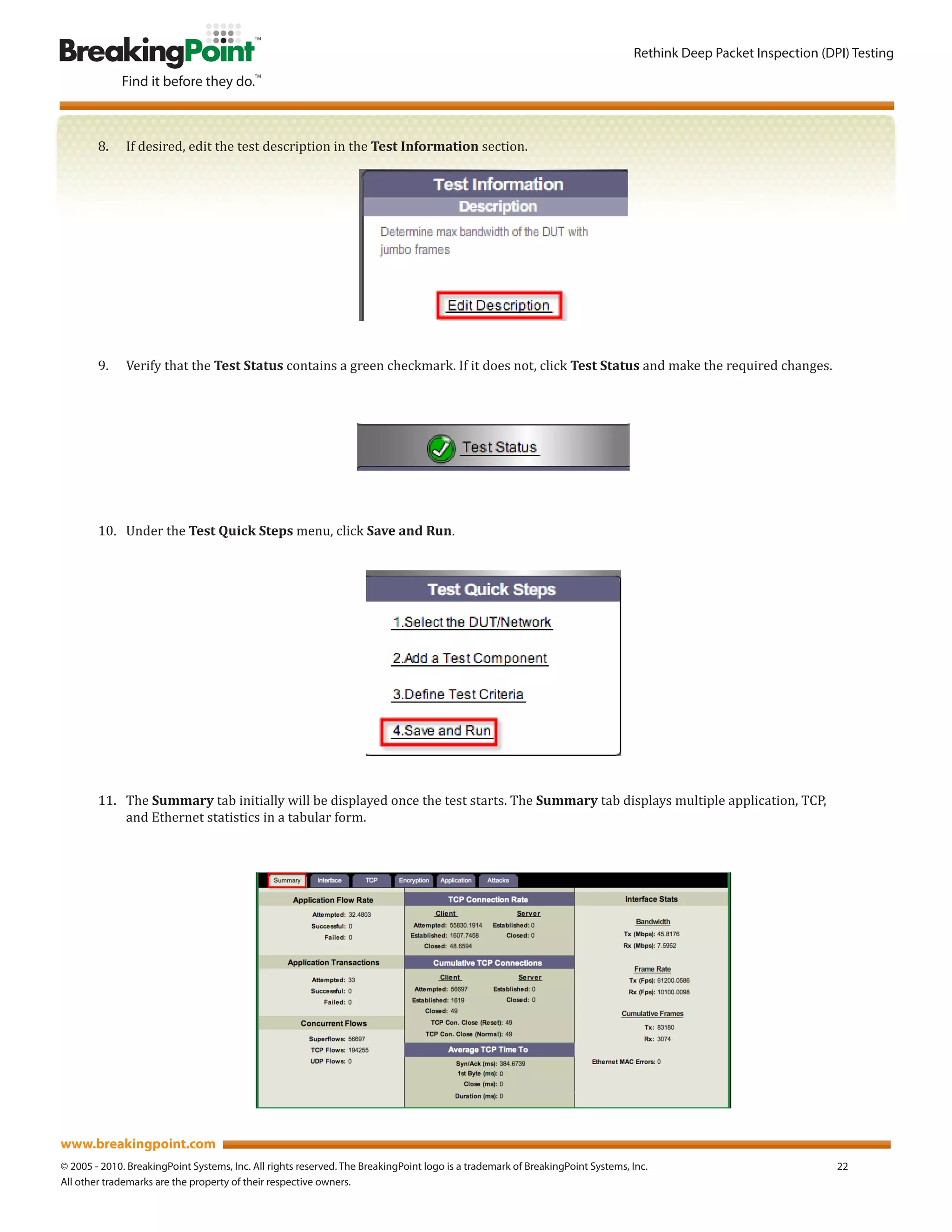 Deep Packet Inspection (DPI) Test Methodology | PDF