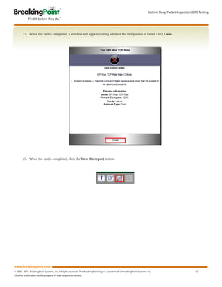 Deep Packet Inspection (DPI) Test Methodology | PDF