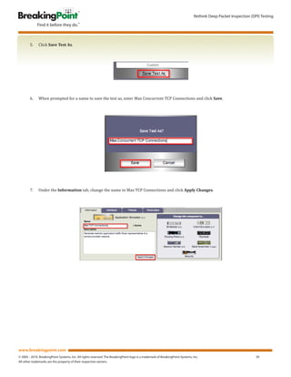 Deep Packet Inspection (DPI) Test Methodology | PDF