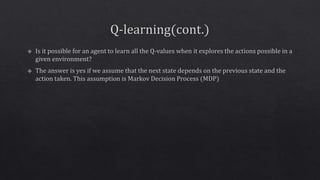 Deep Reinforcement Learning | PPT