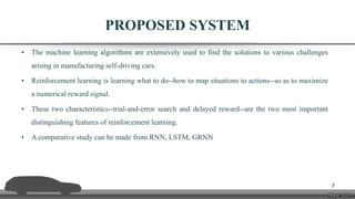 Deep reinforcement learning framework for autonomous driving | PPTX